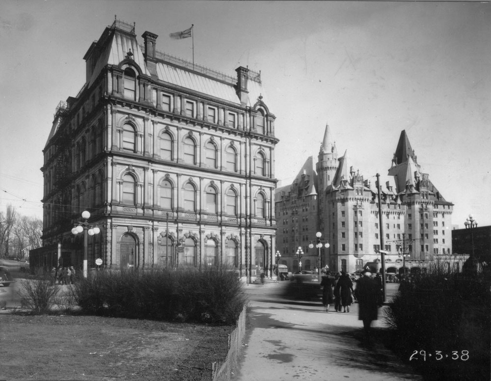 The post office just before demolition.
